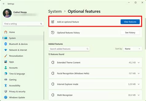 How To Add Or Remove Optional Features In Windows