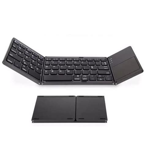 Clavier Pliable sans Fil et Filaire Bluetooth avec Pavé Tactile