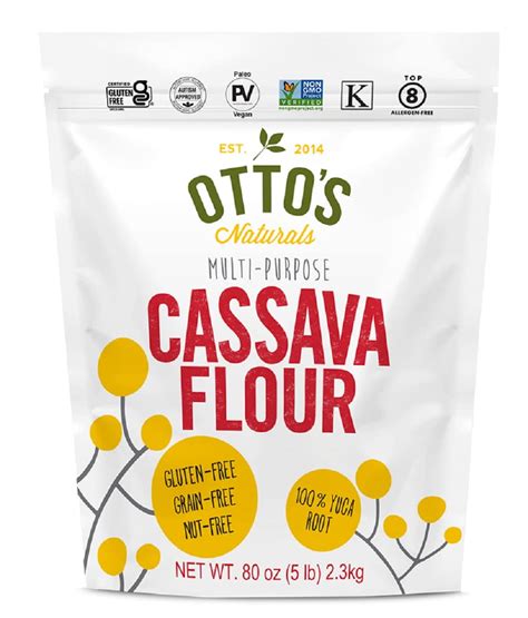 Cassava Flour Gluten Free And Grain Free Flour For Baking Certified
