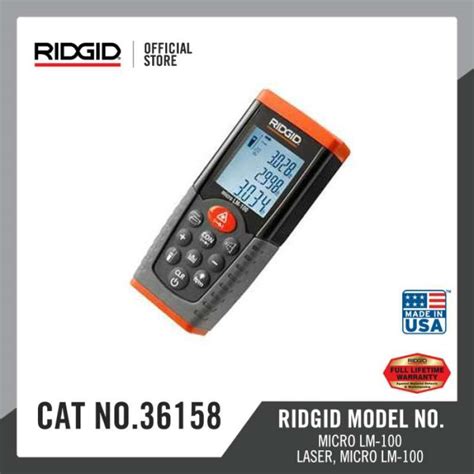 Jual Ridgid Micro Lm 100 Laser Distance Meter 36158 Di Seller Taylaa Shop Wanasari Kab