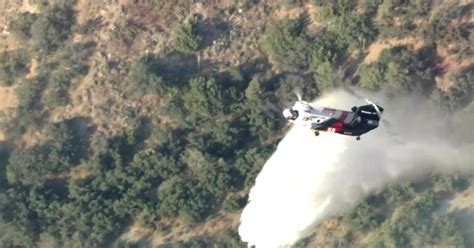 Five Acre Brush Fire Burning Near Gorman Cbs Los Angeles