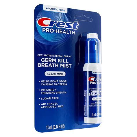 Crest Pro Health Portable Alcohol Free Cpc Mist With