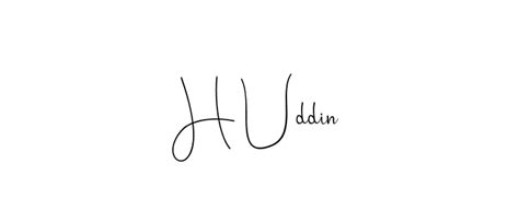 91 H Uddin Name Signature Style Ideas Fine Autograph