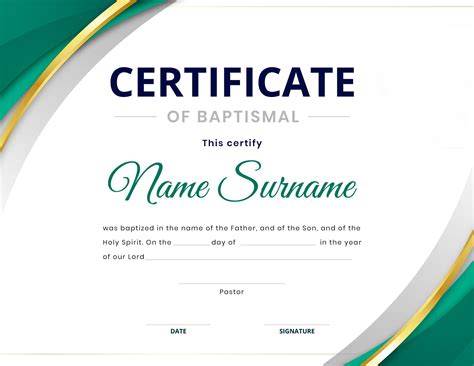 Christian Certificate Template Artofit