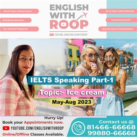 Stream Ielts Speaking Part 1 Topic Ice Cream May To August 2023 Cue