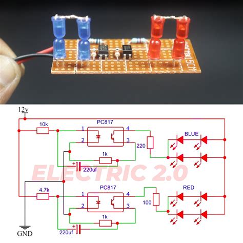 Electric Pc817 Optocoupler Flasher Viral Electronics Electronic