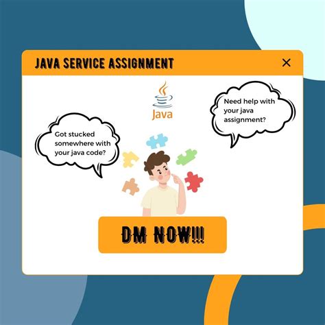 Java Service Assignment Services Tuition On Carousell