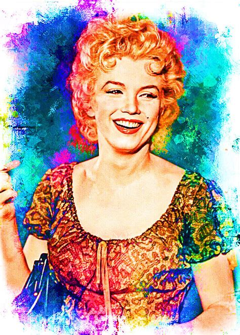Marilyn Monroe Actress Model 11 Aceo Fine Art Print Card Byq Pose 4