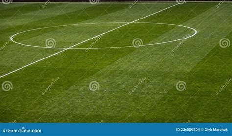 Detalhes Da Linha De Campo De Futebol Para Fundo Ou Textura Foto De