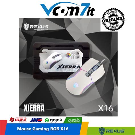 Jual Rexus Mouse Gaming Xierra X16 Programable Rgb 7200 Dpi Shopee