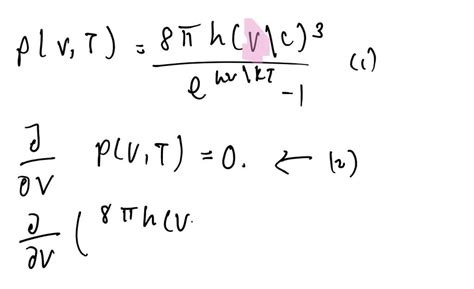 Using The Planck Distribution Law Equation 92 Find The Frequency Of