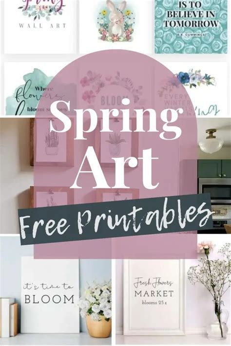 17 Gorgeous Free Printable Spring Art Downloads For Your Home Free
