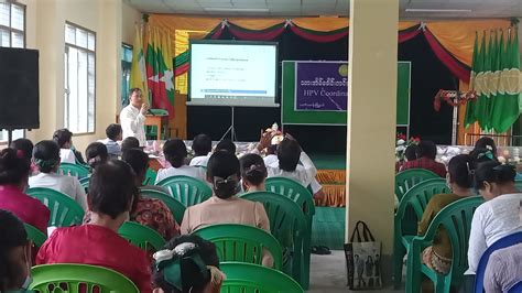 လက်ပံတန်းမြို့နယ်၌ သားအိမ်ခေါင်းကင်ဆာရောဂါကာကွယ်ဆေး Hpv ထိုးနှံရေး