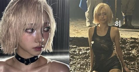 카리나 흙탕물 뒤덮어도 초월적 비주얼‥백발 여신 포스