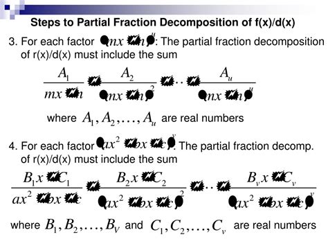 Ppt Guided Practice Partial Fraction Decomposition Powerpoint