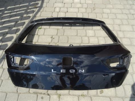 SEAT LEON III KOMBI KLAPA TYLNA TYL CZARNA Za 900 00PLN Z NIEDRZWICA