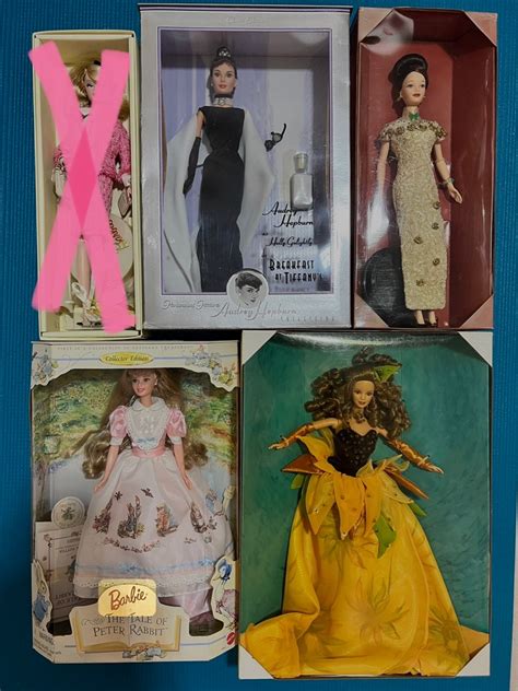 Rare Like New Collectible Barbie Collection Audrey Hepburn Van