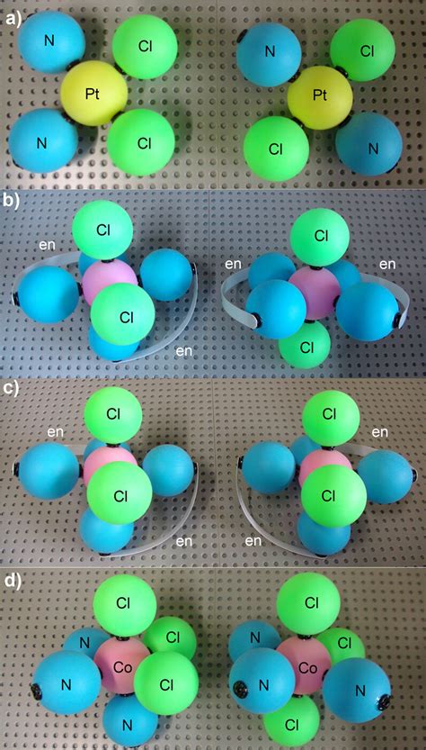 Photographs Of The Structure Model Set Showing A The Cistrans