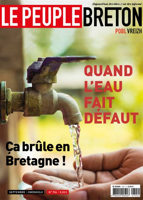 Quand l eau fait défaut Le Peuple breton de septembre 2022