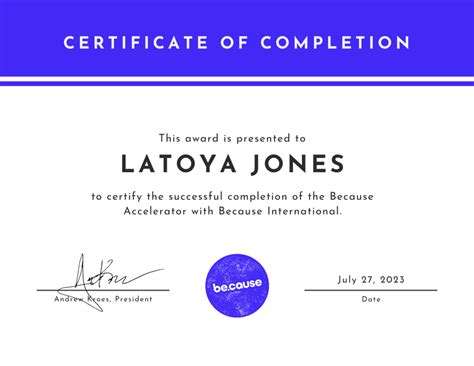 Because Accelerator Program