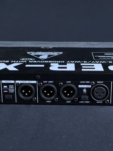 Behringer Speaker Crossover Behringer Super X Pro Model Cx2310 Stereo