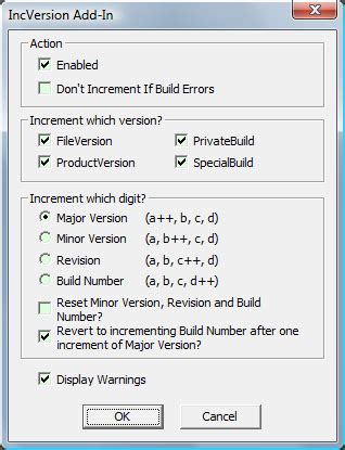 Increment File And Product Version Number Multiple IDE CodeProject