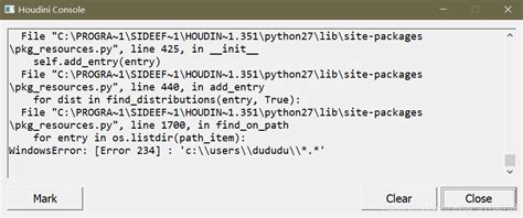 【houdini】error 234 报错节点无法显示错误详情 error 234 csdn博客