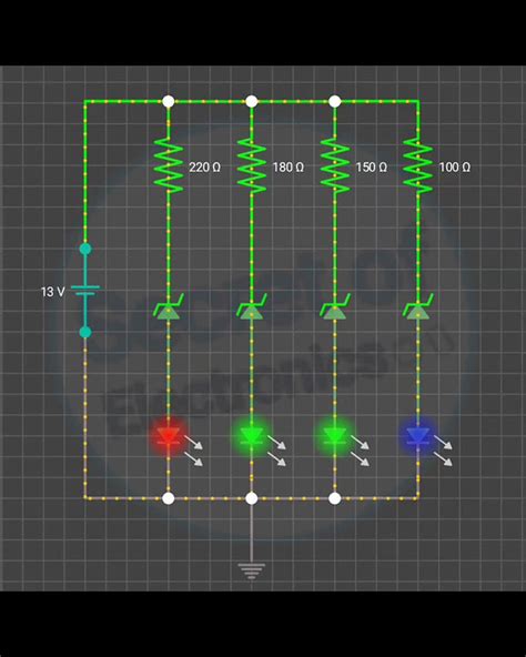 12v Battery Level Indicator Using Zener Diode Youtube