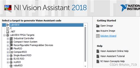 Labview中的视觉助手（vision Assistant）labview视觉 Csdn博客
