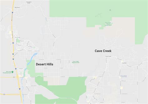 Cave Creek Arizona Map