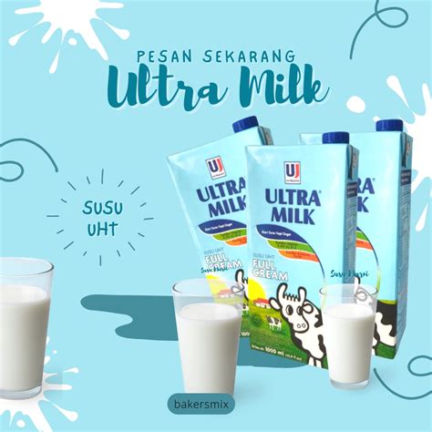 Jual KHUSUS GOSEND ULTRAMILK SUSU UHT 1 LITER PUTIH FULL CREAM