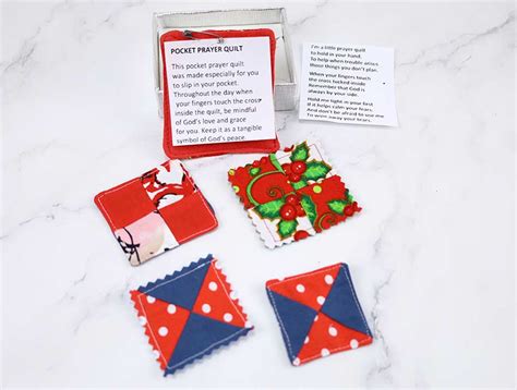 Diy Pocket Prayer Quilt Tutorial And Patterns ⋆ Hello Sewing