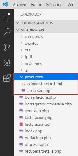 Mini Sistema De Facturaci N Crud De Productos