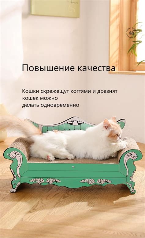 Когтеточка для кошек идеальное место для игры и затачивания когтей