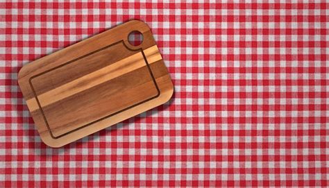 Premium Photo 3d Rendering Of A Wooden Cutting Board