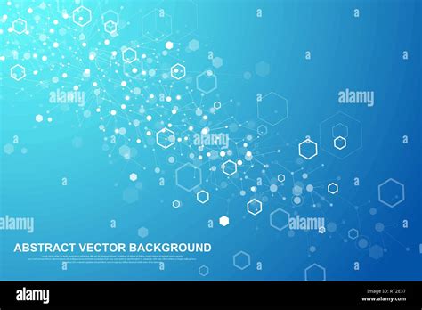 Abstract Hexagonal Background Futuristic Technology Background In