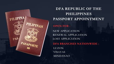 Dfa Republic Of The Philippines Passport Appointment Online Manila