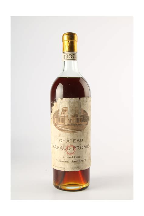Château Rabaud Promis 1937 Sauternes
