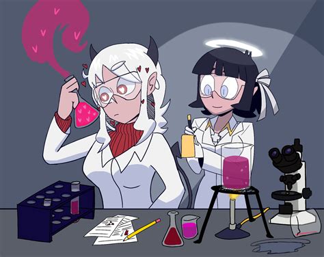 Modeus And Azazel In The Experimental Phase R Helltaker