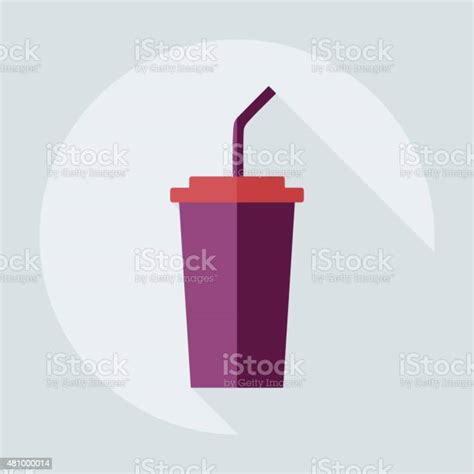 Flat Modern Design With Shadow Icons Coffee Stock Illustration