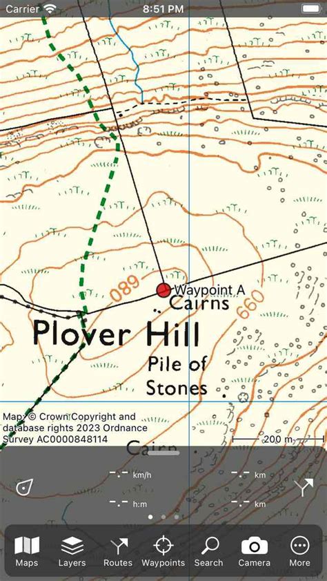 Loading Waypoints Topo GPS Manual IOS
