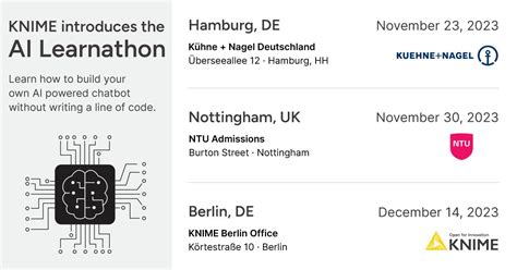 Paolo Tamagnini On Linkedin Knime Ai Learnathon Aipowered Chatbot Llm Knime Lowcode