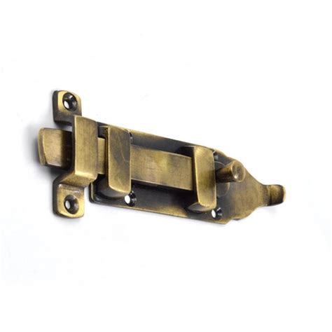 Antique Vintage Solid Brass Latch Catch Lock Handle Safe Gate Etsy