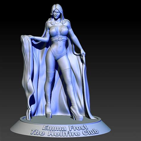 Emma Frost 3d Print Model