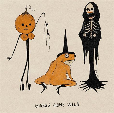 Ghouls Gone Wild Fine Art Print Bill Crisafi