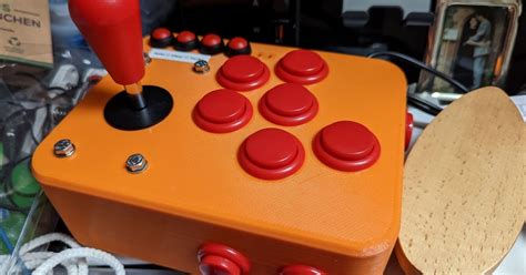 Mame Control Joystick Remix By Byteborg Download Free Stl Model