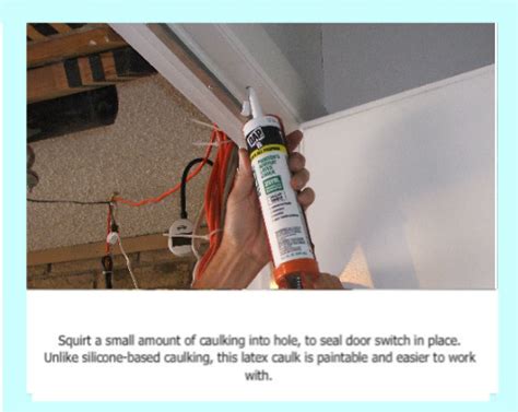 Installing Magnetic Door Switches Recessed Type