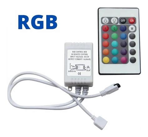01 Kit Controle Controlador Para Fita Led Rgb 3528 E 5050 Fita De LED