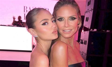 Las Fotos En Lencer A De Heidi Klum Junto A Su Hija Que Han Desatado La Pol Mica
