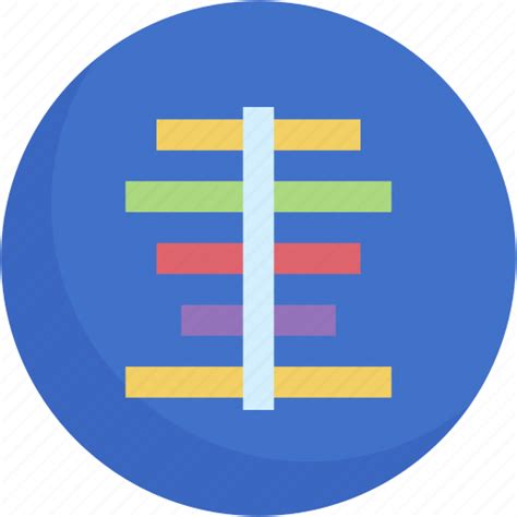 Bar Chart Infographic Elements Business Finance Stats Icon